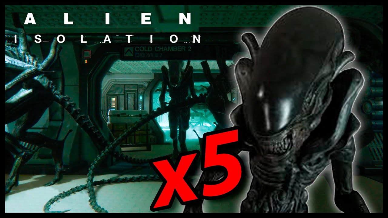 Alien Isolation pero hay 5 ALIENS - YouTube