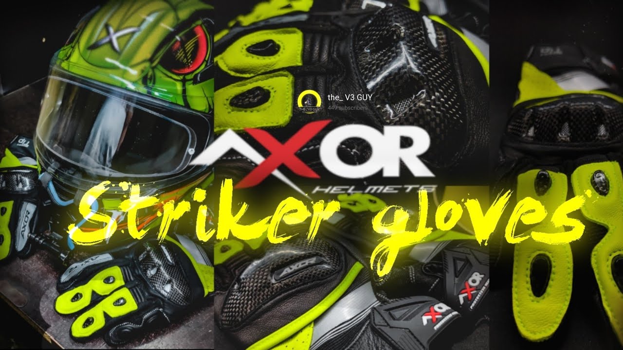 AXOR Striker Gloves | Which gloves to buy | best motorcycle riding ...