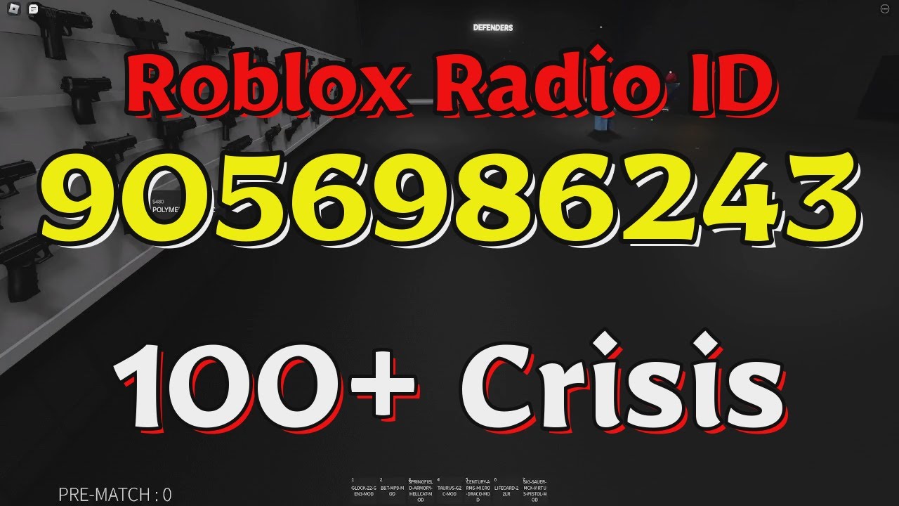 Crisis Roblox Radio Codes/IDs - YouTube