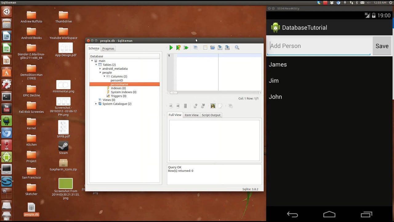 Check Android Database File on Your Computer - YouTube