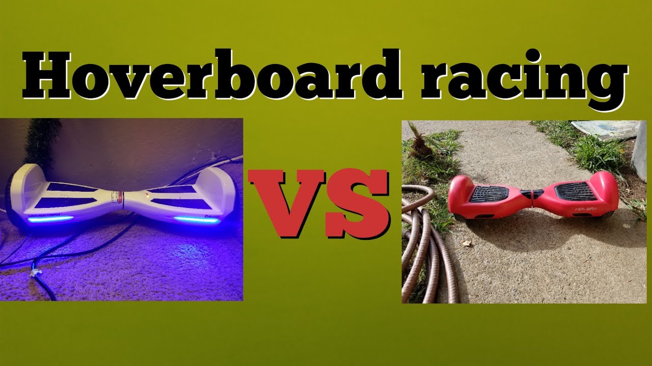 Hoverboard racing - YouTube