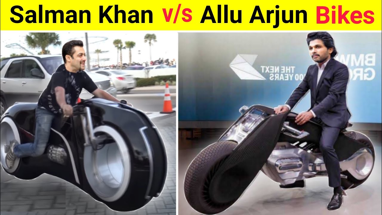 Salman Khan v/s Allu Arjun Bikes Collection | Bollywood Actors and ...