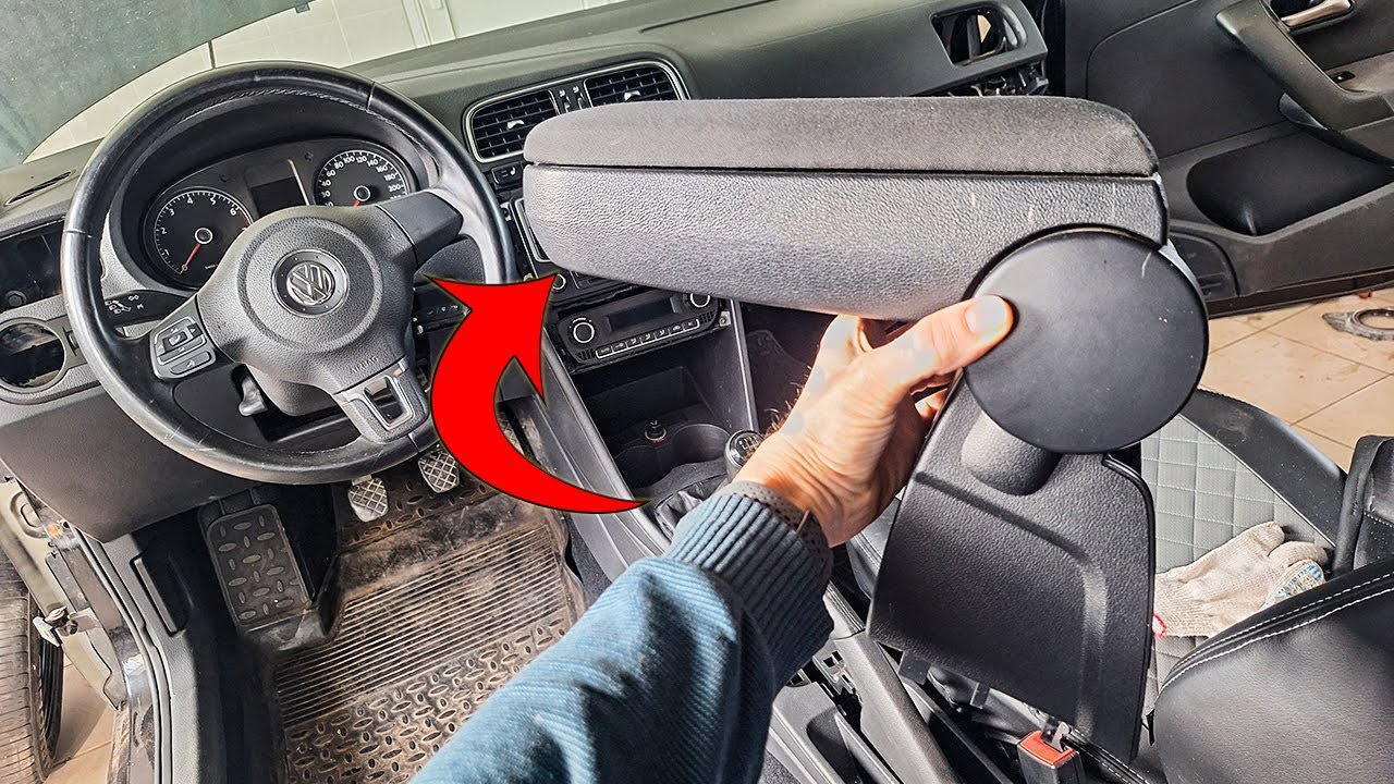 Armrest REMOVAL - Volkswagen Polo 6R / MK5 - YouTube