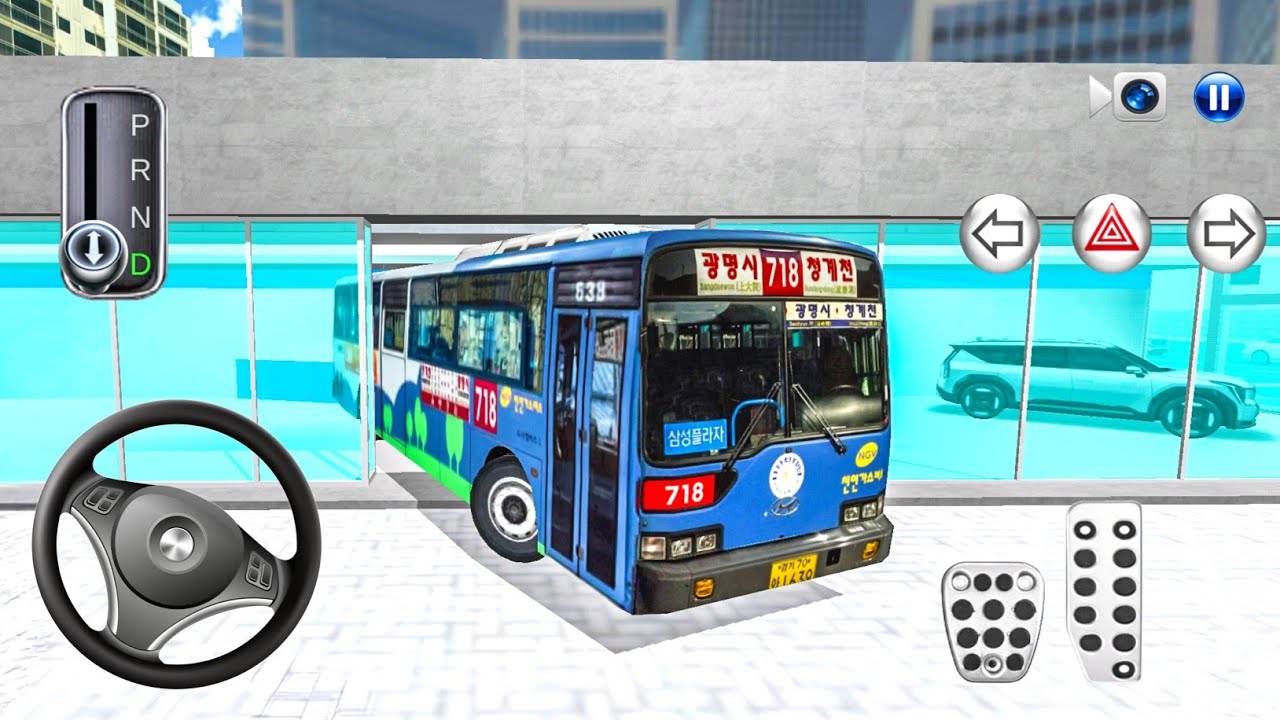 New Old City Hyundai Bus in The Showroom - 3D Driving Class Simulation ...
