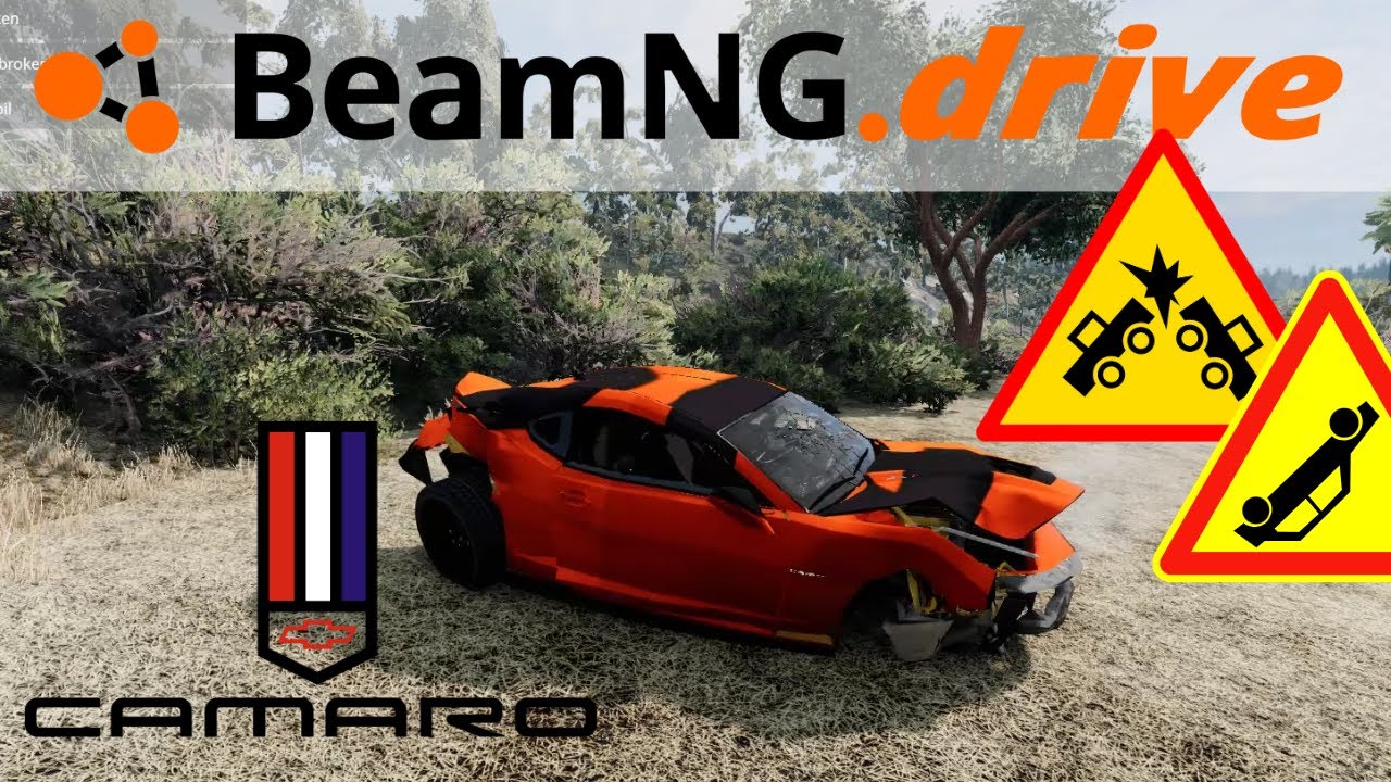 Chevrolet Camaro Crash Test: Total Destruction in BeamNG.drive Gameplay ...