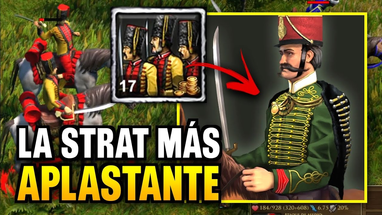 De HÚSAR GEORGIANO a MAGIAR en AGE OF EMPIRES 3 🐴😈 ¡Esta Estrategia es ...