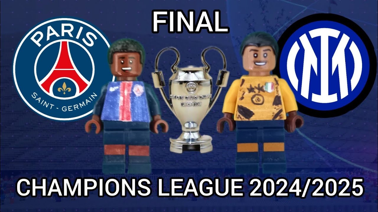 LEGO Football Champions League 2025 Final PSG vs Inter highlights - YouTube