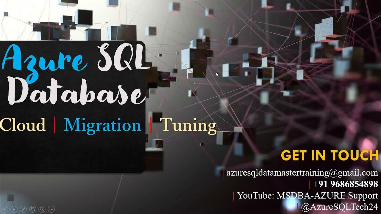 Azure SQL Database DTU & vCore - YouTube