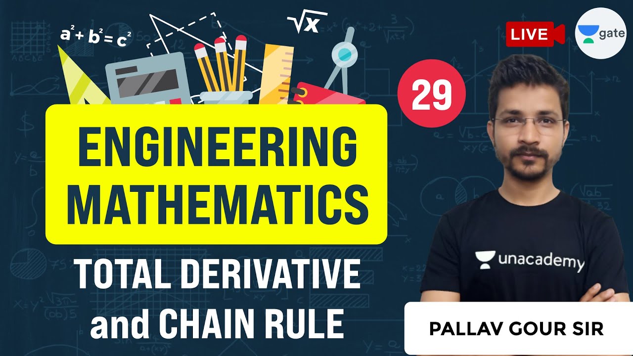 TOTAL DERIVATIVE and CHAIN RULE | Lec 29 | Engineering Mathematics ...