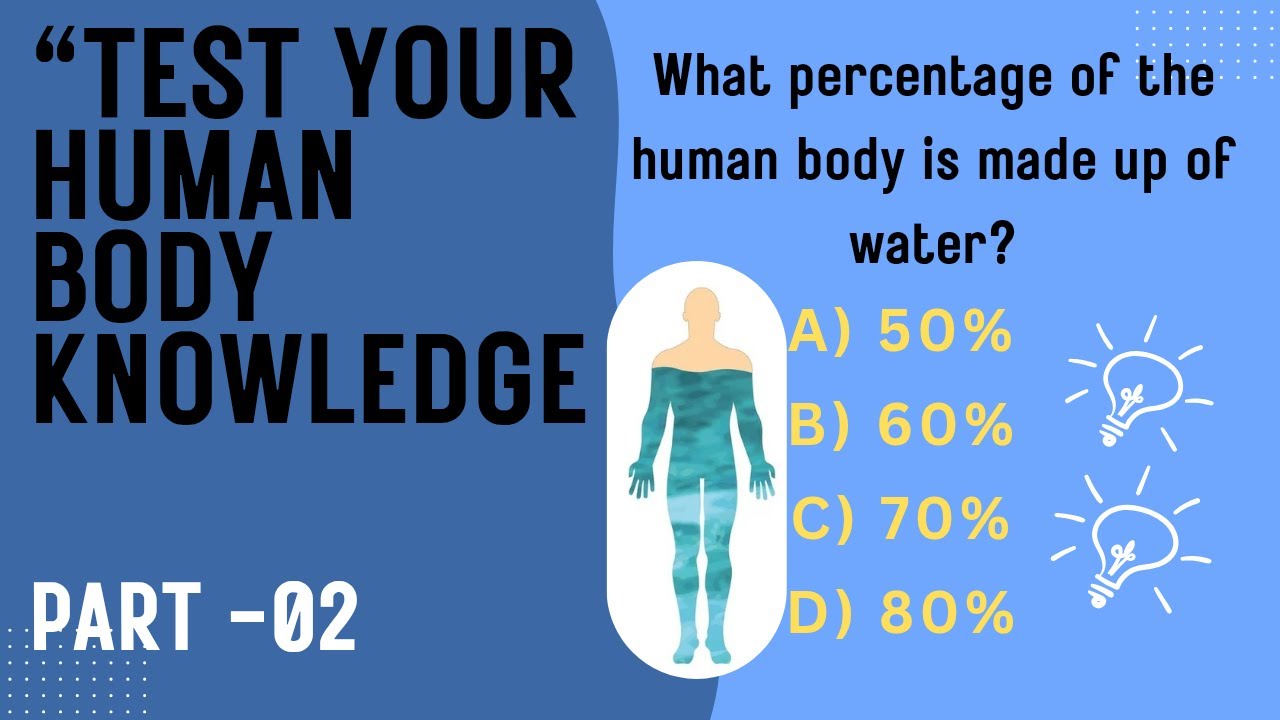 General knowledge quiz | Human body trivia questions Part 02 - YouTube