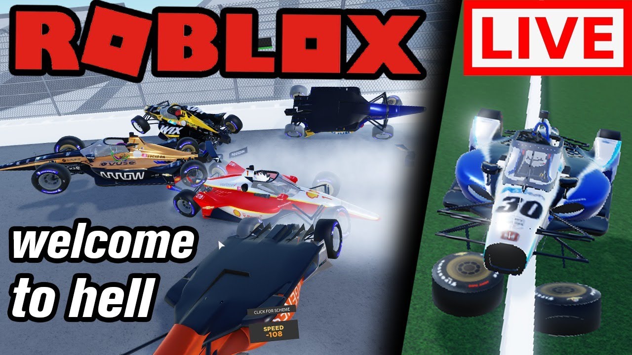 SPECIAL ANNOUNCEMENT!!! // PLAYING ROBLOX INDYCAR WITH VIEWERS (LIVE ...