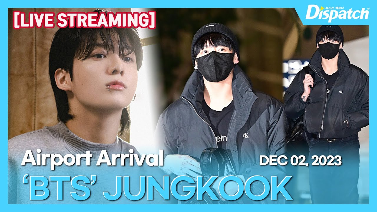 [LIVE] 정국(방탄소년단), "인천국제공항 입국" l JUNGKOOK(BTS), "ICN INT Airport Arrival ...