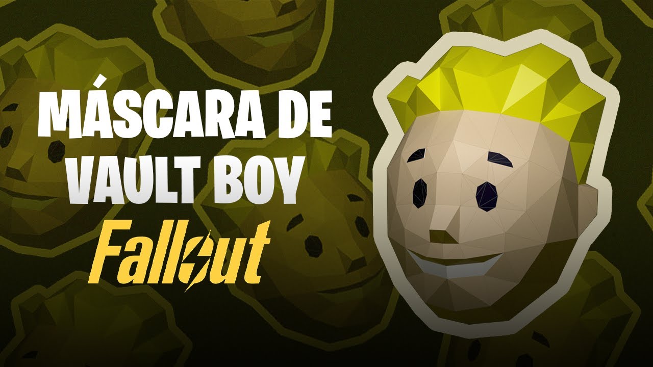 Cómo hacer la Máscara de Vault Boy (Fallout) / IcosferaStudio - YouTube