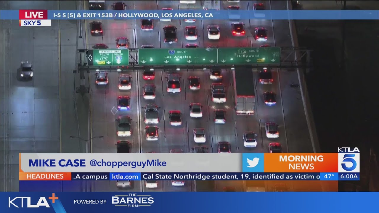 2 killed in crash on 5 Fwy in Sun Valley: CHP - YouTube