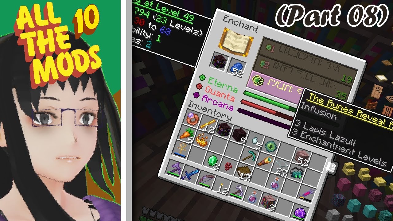 Beginning Apothic Enchanting | Modded Minecraft 1.21.1 | ATM 10 Let's ...