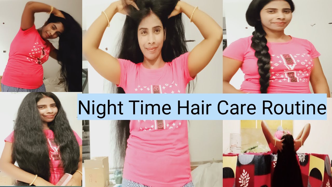 My Honest Night Hair Care Routine 5 Steps Routine - YouTube