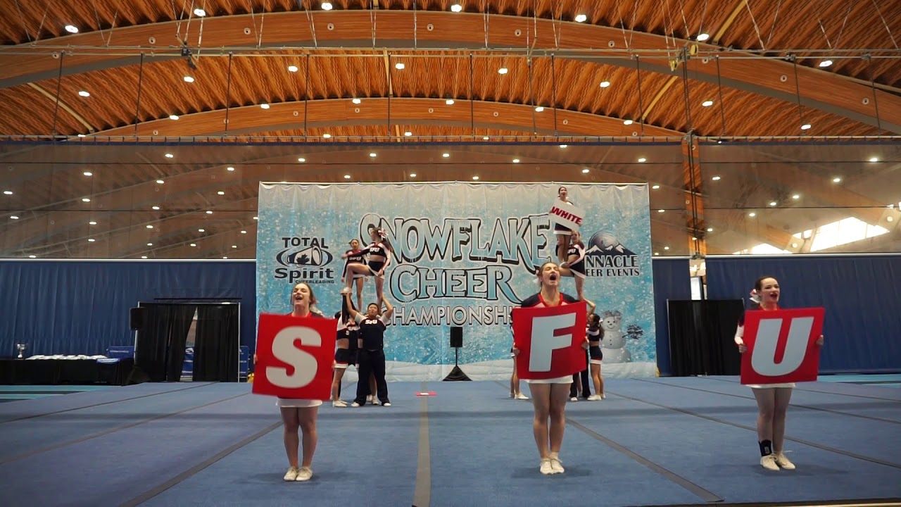 SFU Cheer 2019 Snowflake Demo - YouTube