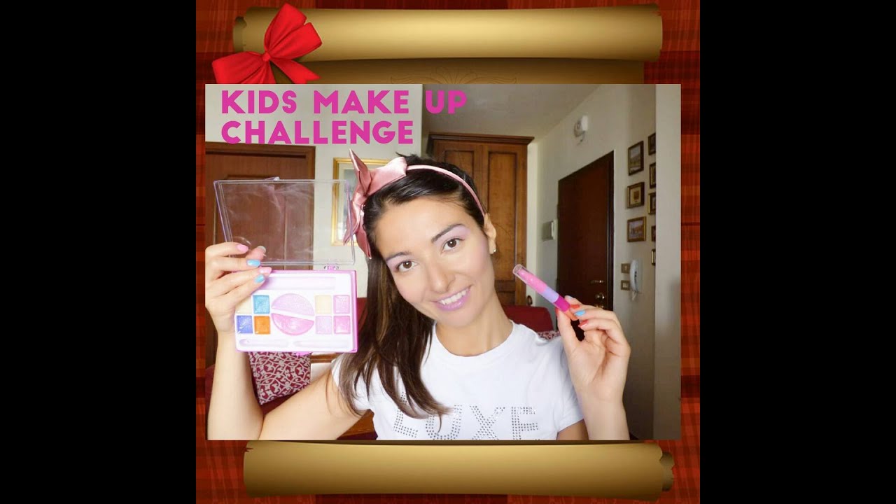 Full face using only kids Make Up challenge! |Chaneldea - YouTube