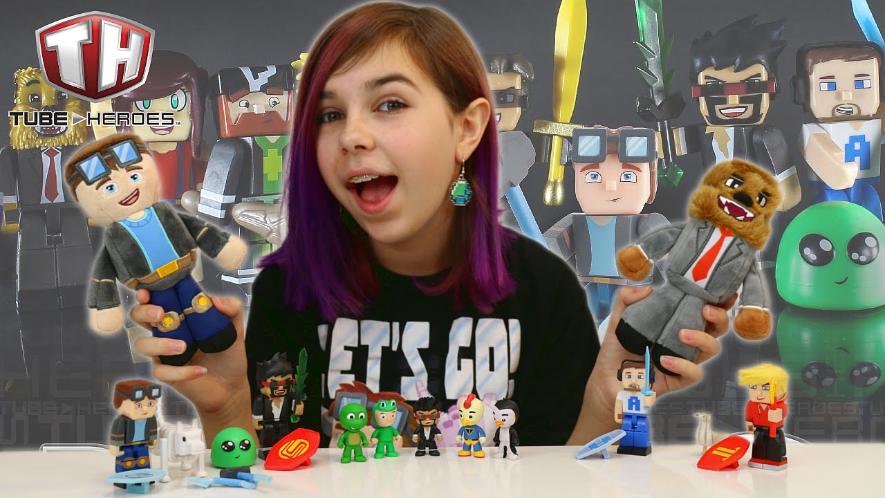 TUBE HEROES SURPRISE BOX OPENING | DAN TDM, LACHLAN, CAPTAIN SPARKLEZ ...