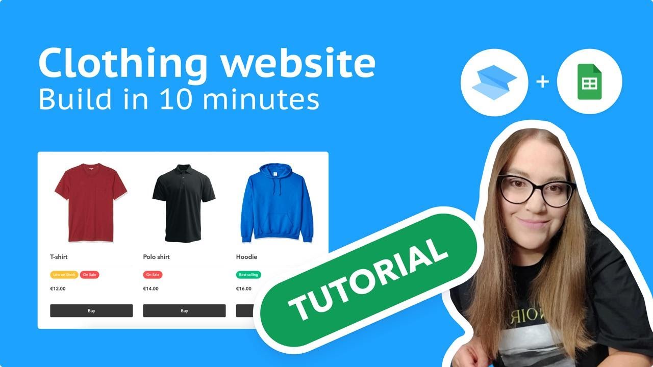 E-commerce clothing website. How to create in 10 minutes - YouTube