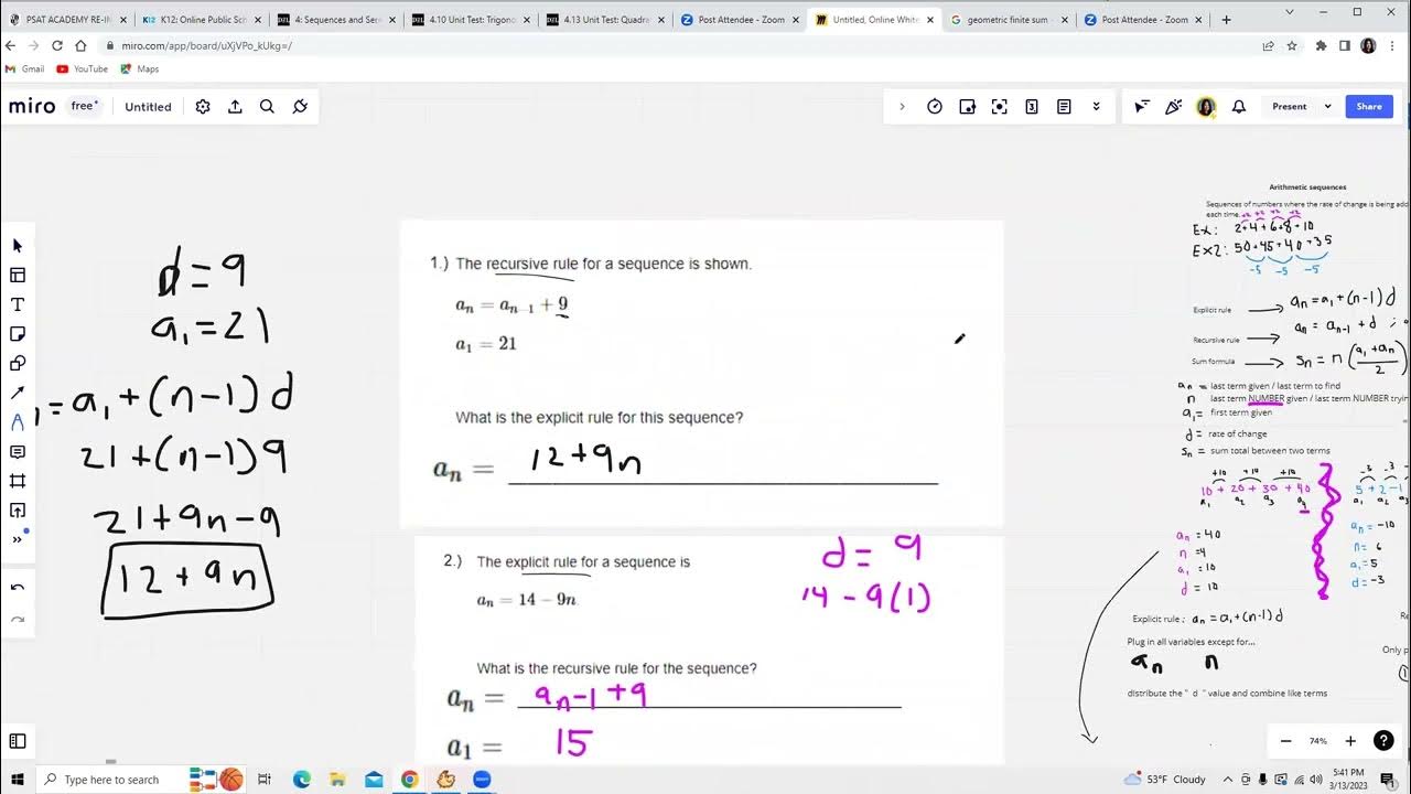 Algebra II / Algebra II Honors Unit 4 - YouTube