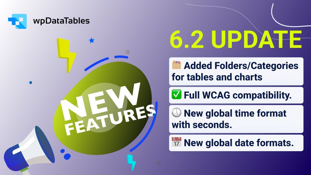New Update Wpdatatables 6 2 Version Tables And Charts Wordpress Plugin Youtube