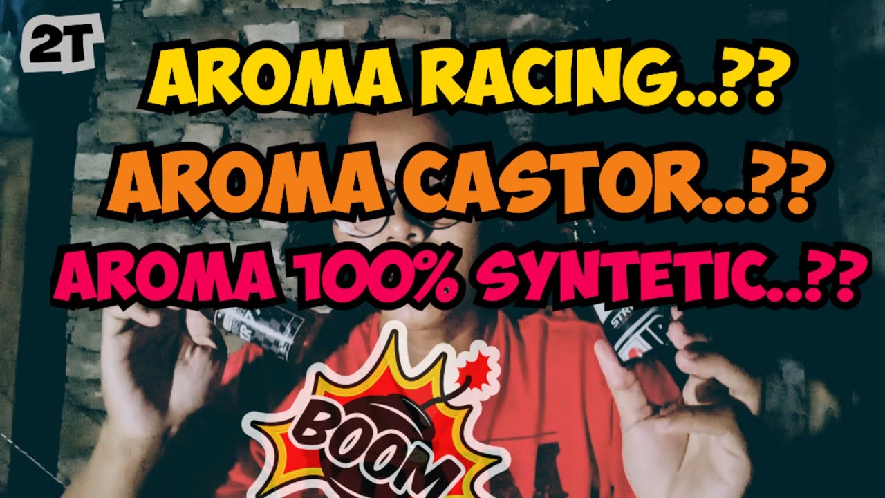 PERBEDAAN AROMA RACING dan 100% syntetic 😰😱🤩🔥💯 aroma oli samping - YouTube