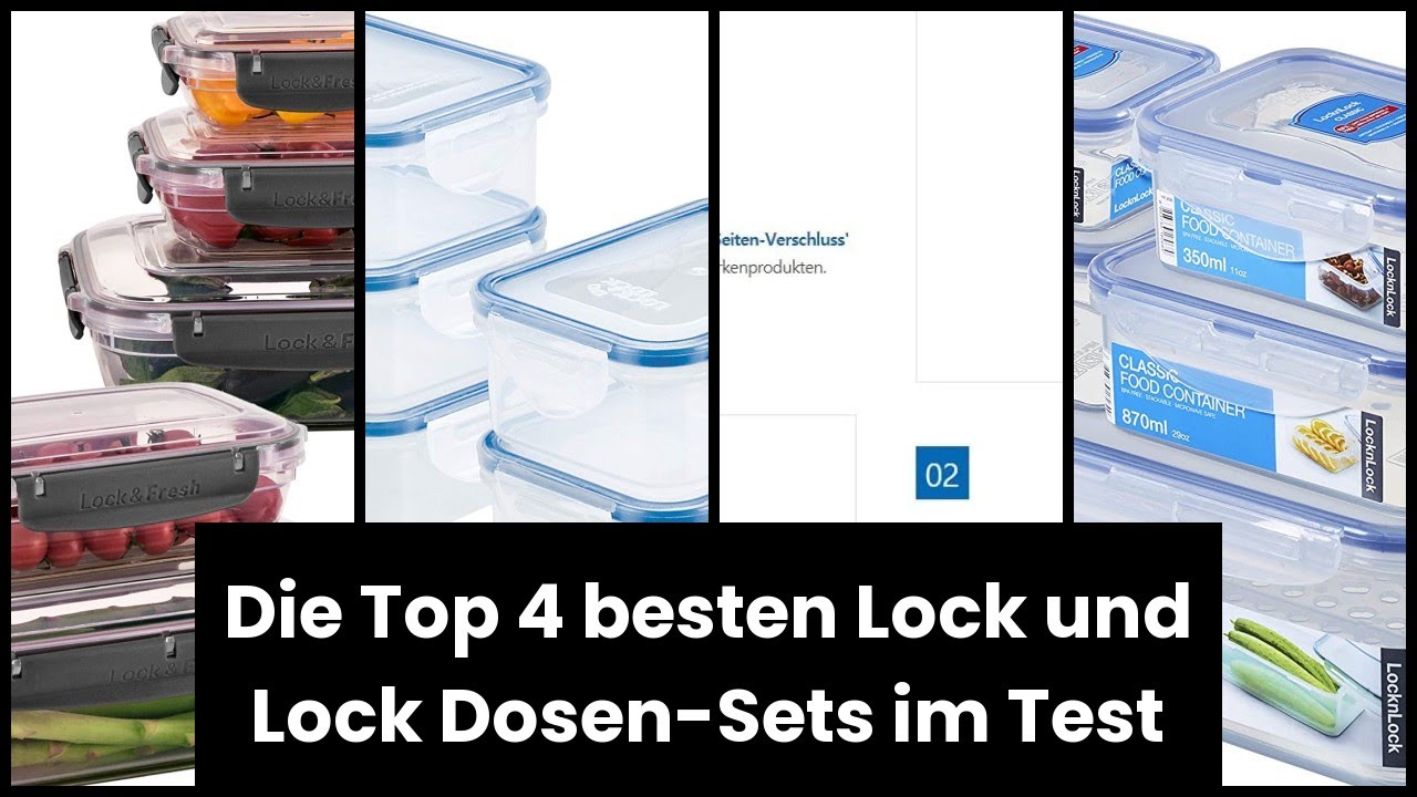 【LOCK UND LOCK DOSEN SET】Die Top 4 besten Lock und Lock Dosen-Sets im ...