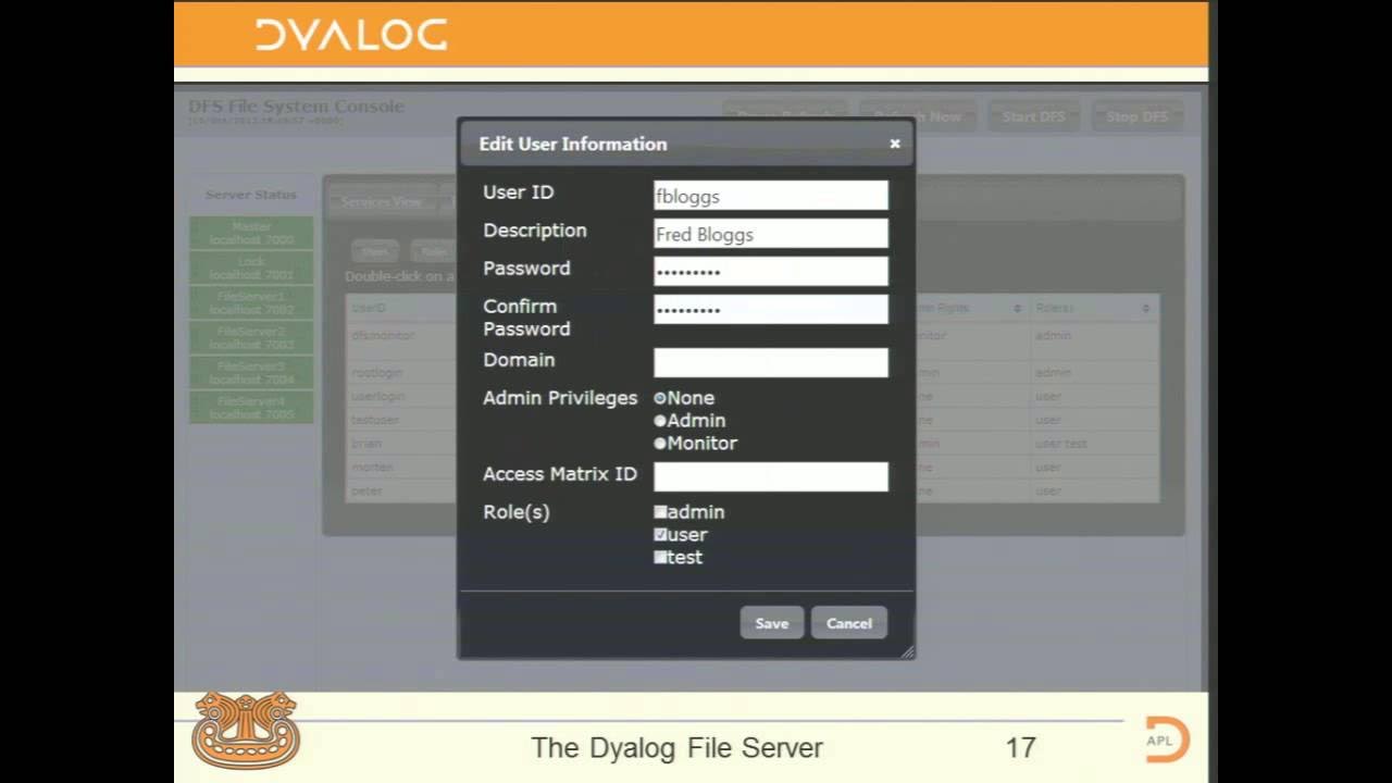 Dyalog '12: Secure, High Performance Component Files using The Dyalog File Server - YouTube