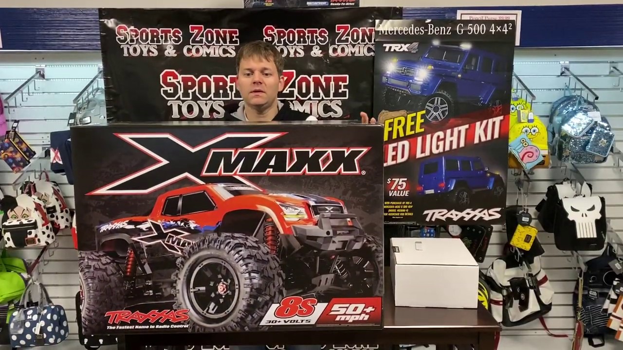 Traxxas Xmaxx New Red unboxing & review part one - YouTube