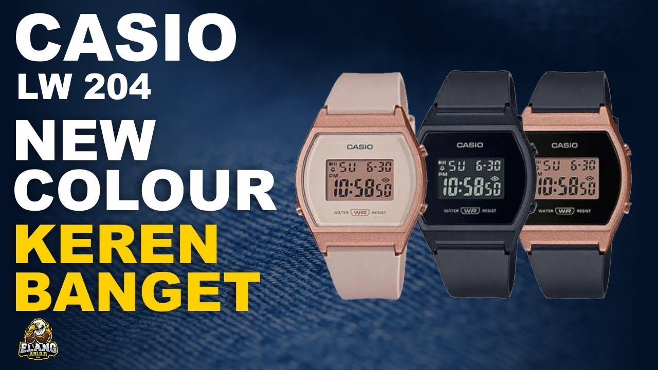 CASIO LW 204 : JAM CASIO NEW COLOUR KEREN BANGET TERBARU (2022) - YouTube