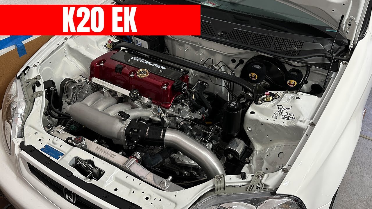 K20 Swap in a Honda Civic EK, how easy is it? - YouTube