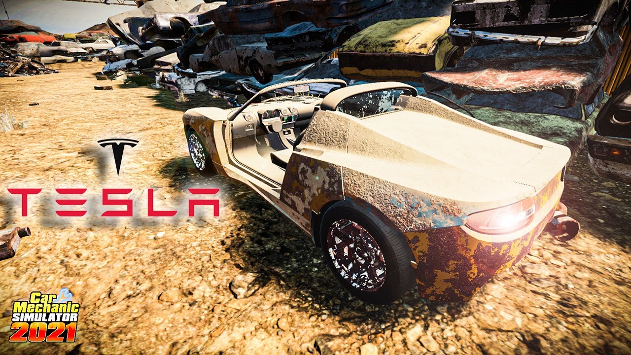 2008 Tesla Roadster Restoration [CarMechanicSimulator 2021 Gameplay ...
