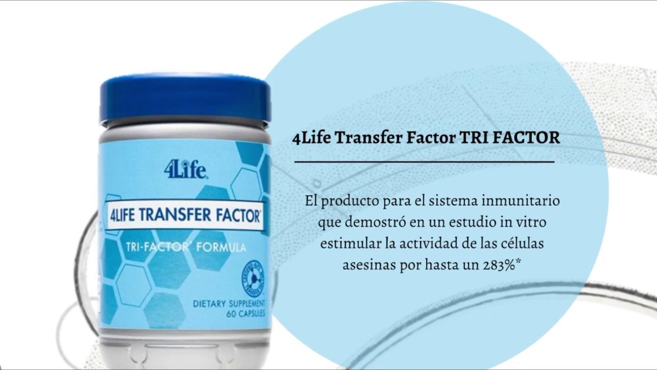 4Life Transfer Factor Tri Factor Fórmula Avanzada - YouTube