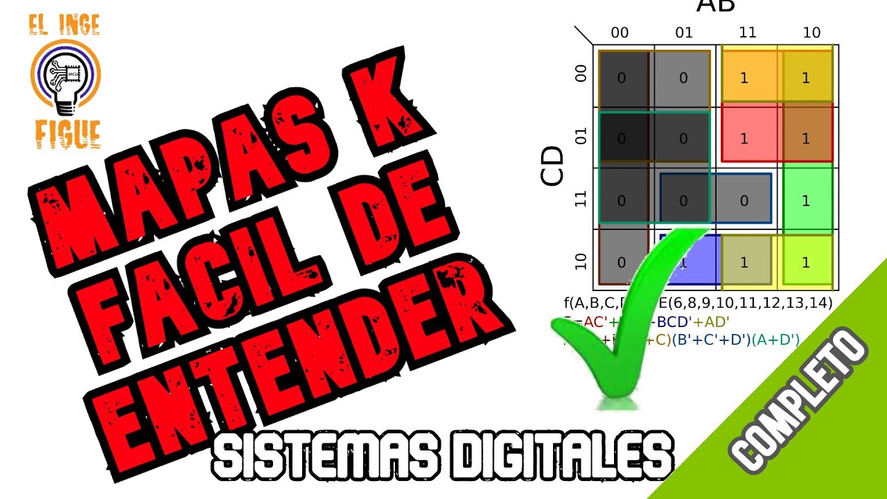 Como se construye un Mapa de Karnaugh CON EXCEL (FACIL) (completo) | El ...