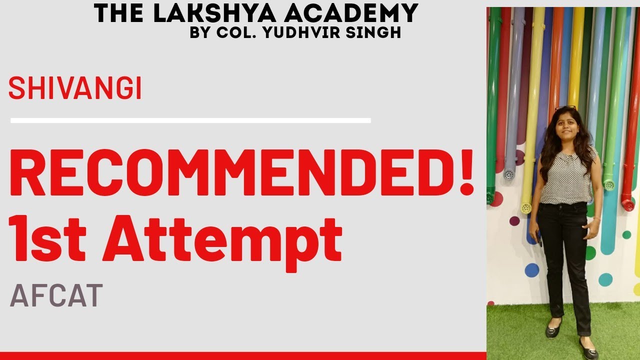 Inspiring story of afsb recommended candidate - YouTube