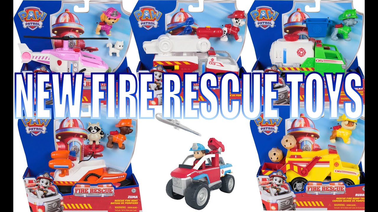 New FIRE RESCUE toy images | PAW Patrol basic Fire Rescue toys | Does ...