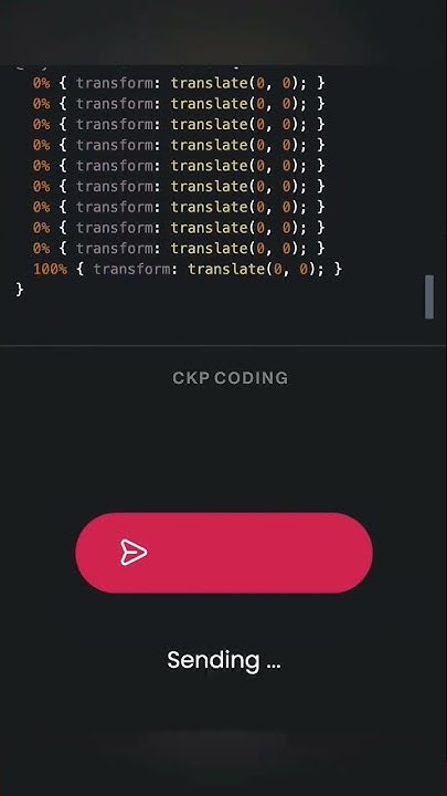 CSS Send Message Button Hover Animation effect. #shorts - YouTube