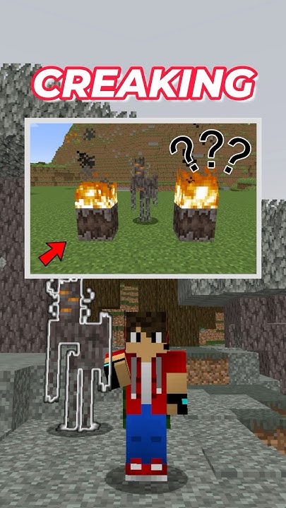 ⛏️⚒️ 5 COSAS que NO SABÍAS del CREAKING en MINECRAFT 🥨 #shorts - YouTube