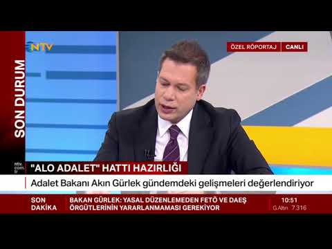 Adalet Bakanımız Sayın Akın Gürlek, NTV'de gündeme ilişkin soruları yanıtlıyor.