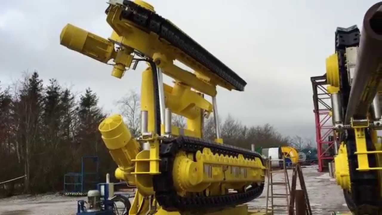 Cable pipe tensioner 20/14 Tons with toploading - YouTube