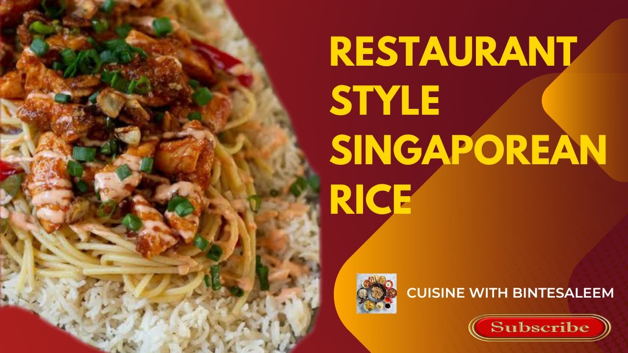 How To Make Singaporean Rice At Home | Perfect For Dinner Recipe By ...
