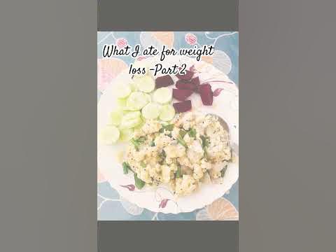 Healthy eating Part 2 - weight loss - YouTube
