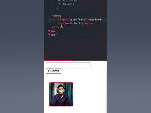 HTML Input Attributes | 24/100 HTML Challenge - YouTube