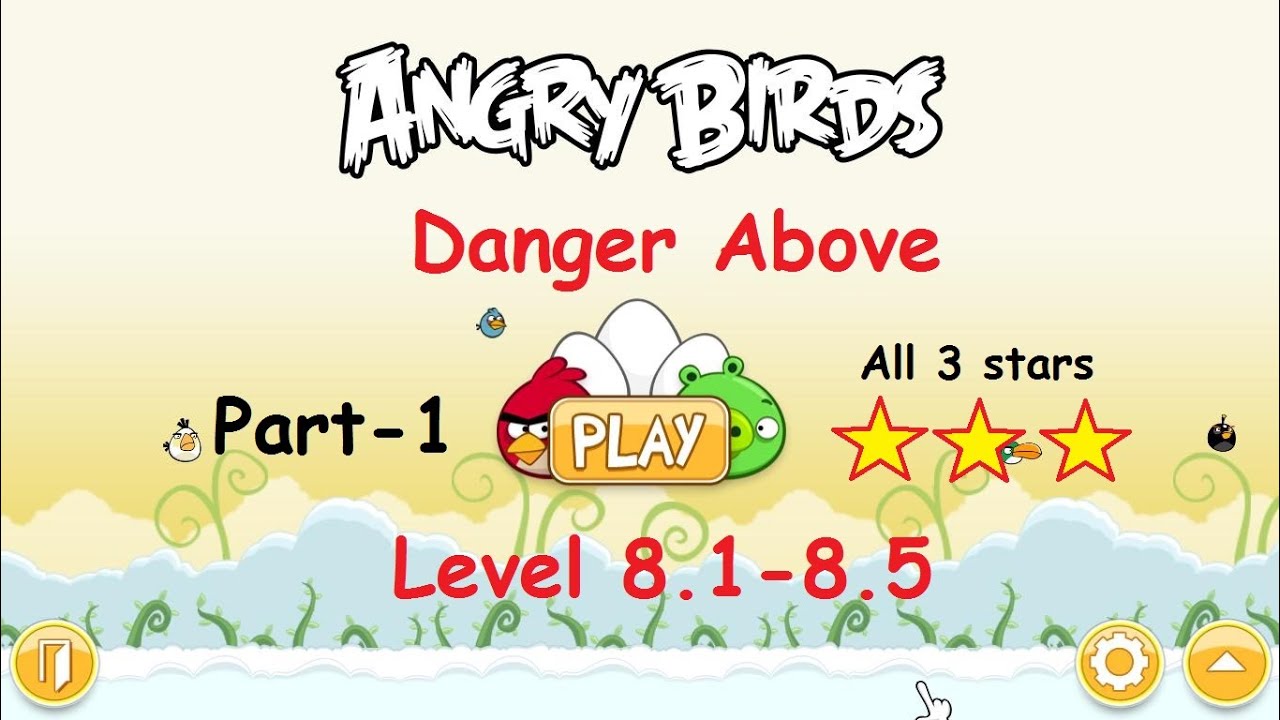 Angry bird Level 8.1 to 8.5 | Full Game play | Walkthrough - YouTube