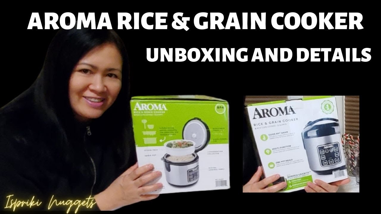 Aroma Rice And Grain Cooker Unboxing And Details | Ispriki Nuggets - YouTube