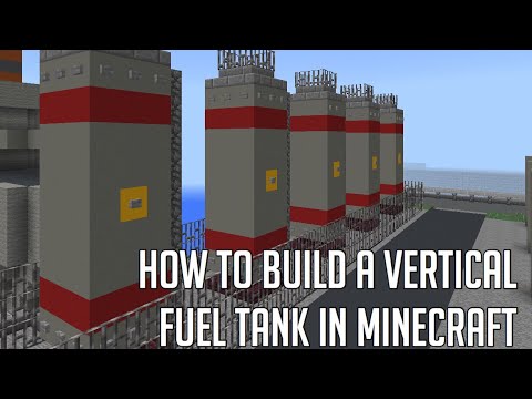 Minecraft | How To Build a Fuel Tank | Building Tutorial - YouTube