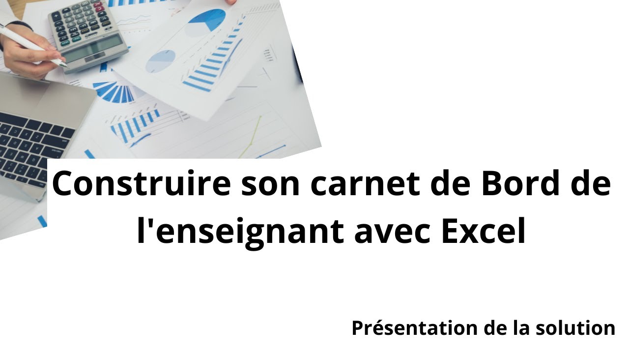 📋 Carnet de bord enseignant – Découvrez la solution complète sous Excel ...
