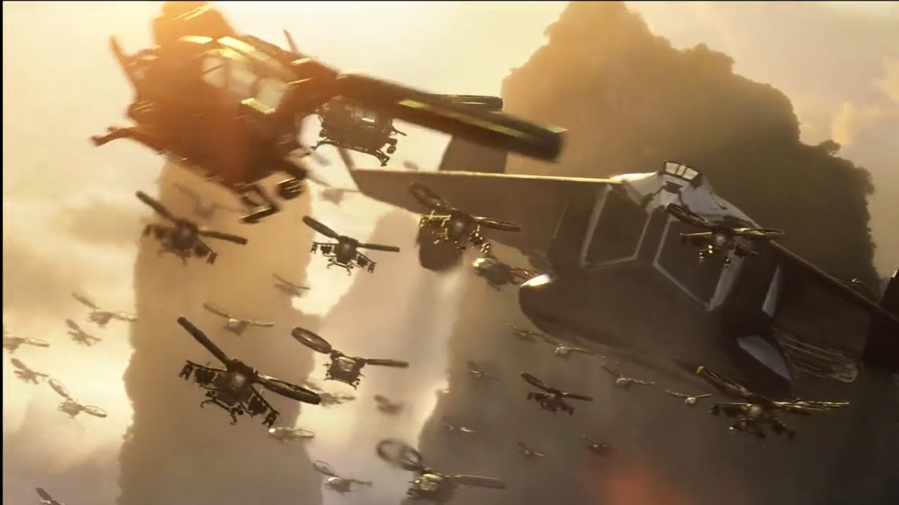 Avatar (2009) RDA preparing/flying for battle - YouTube