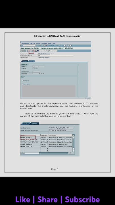 SAP S/4 HANA: POV- Understand about BADI in SAP ABAP #sap #sapcenter #sapabap #technofuncational ...